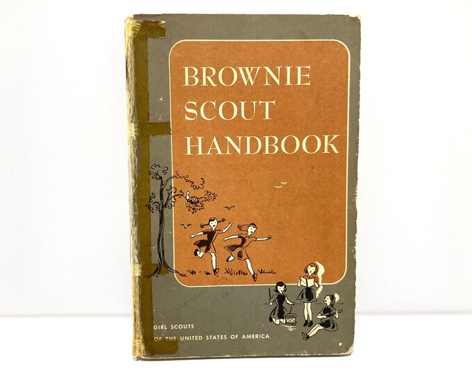 Brownie Scout Handbook 1955 Ninth Impression Hardback Book Vintage 50s ...