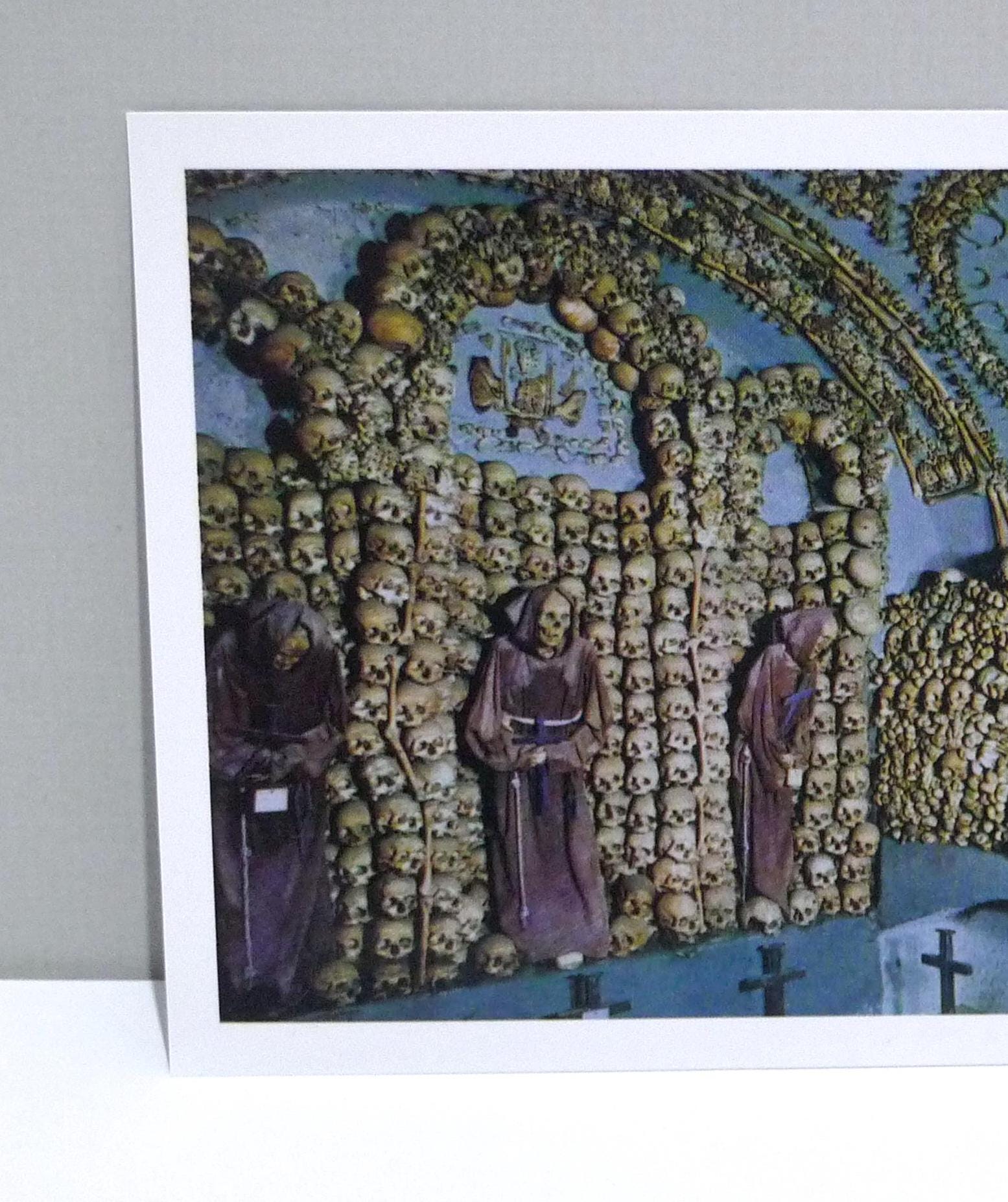 Bone Chapel Crypt Postcard Rome Italy - Cemetery of the Capuchins 2nd ...