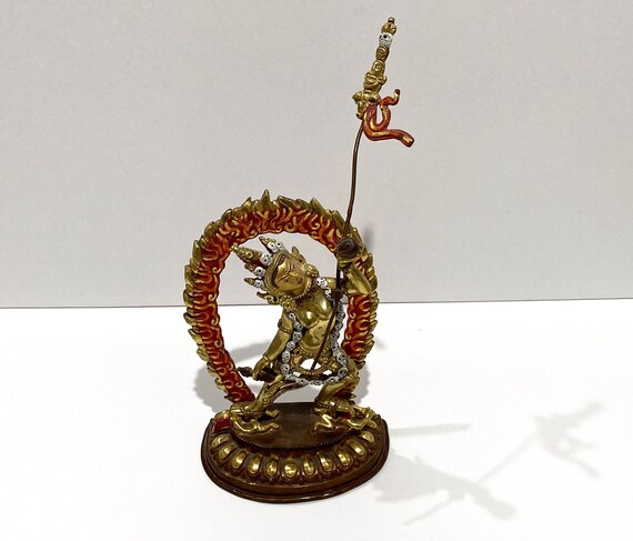 Vajrayogini Vintage Statue Nepal Gold Gilded Tantric Ritual - Etsy