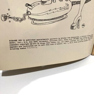 Bizarre Comics Book No. 2, 1st Printing Vintage 1972 Kitchen Sink Press ...