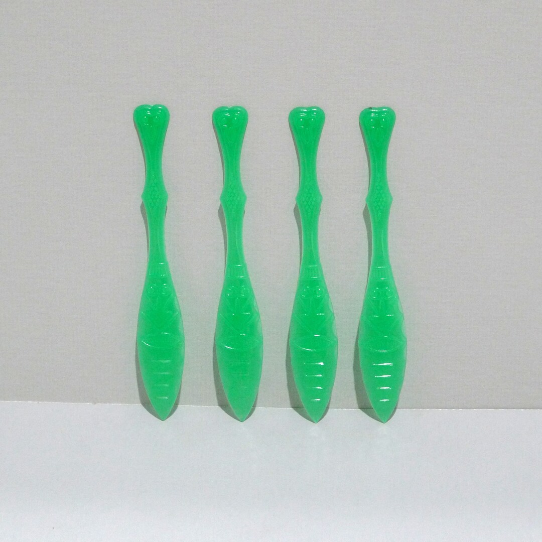The Beachcomber Green Swizzle Stick Set Edmondton Canada Vintage 70's ...