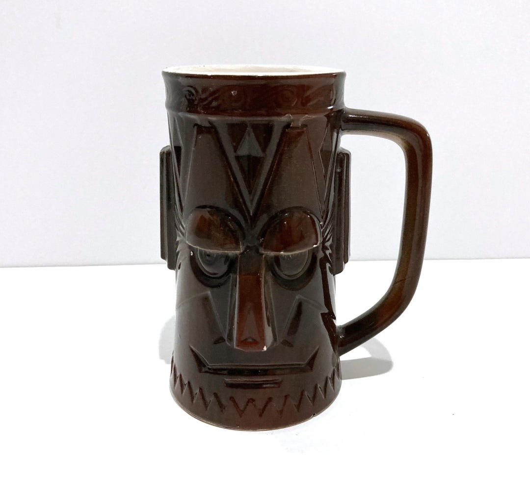Westwood Tiki Mug 1960s - Japanese Hand Crafted Hawaiian Mug / Brown ...
