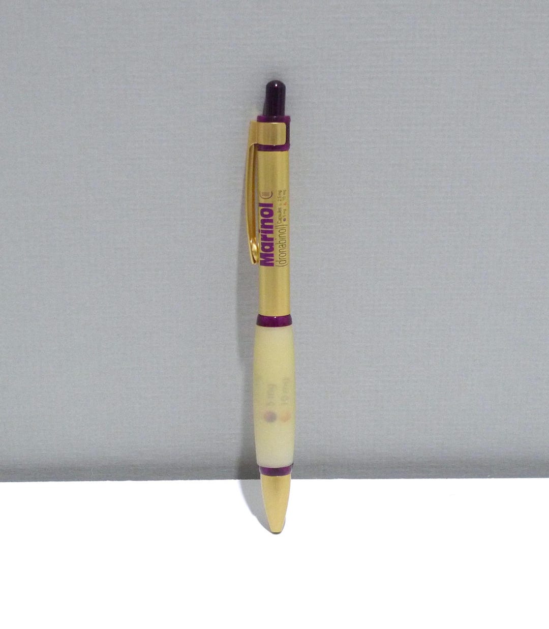 Marinol Drug Rep Pen Vintage Metal Ink Pen Dronabinol / Advertising ...