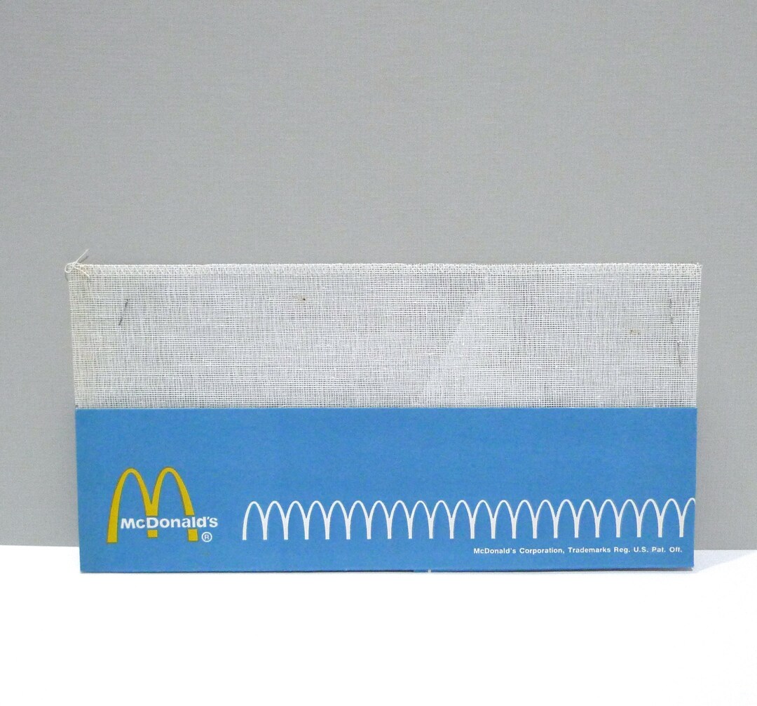 Mcdonalds Employee Hat - Blue Paper With Mesh Uniform Hat by Cellucap ...
