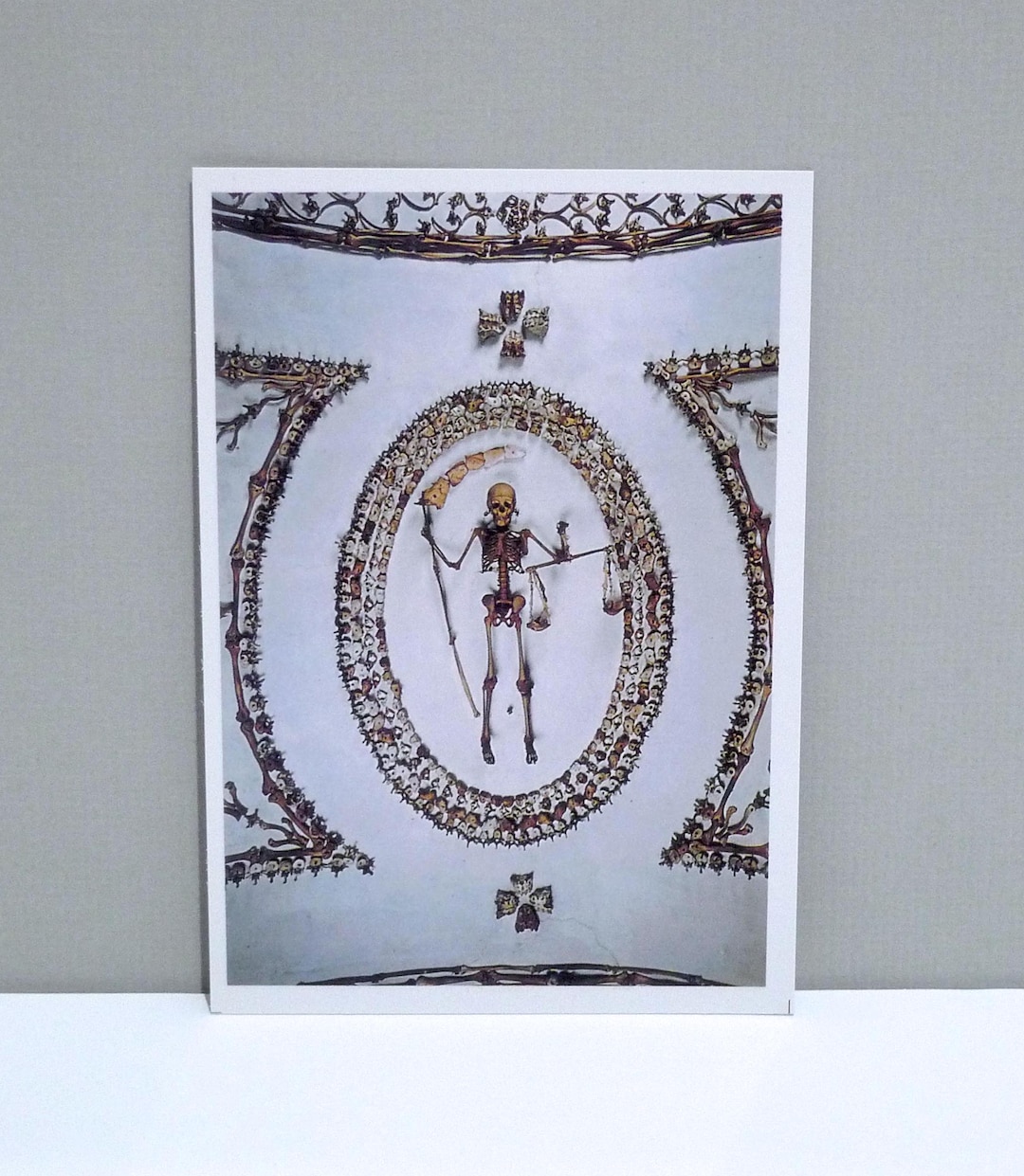 Rome Italy - Cemetery of the Capuchins Postcard - 5th Chapel Grim ...