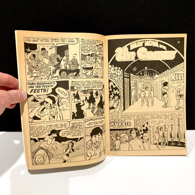 Bizarre Comics Book No. 2, 1st Printing Vintage 1972 Kitchen Sink Press ...
