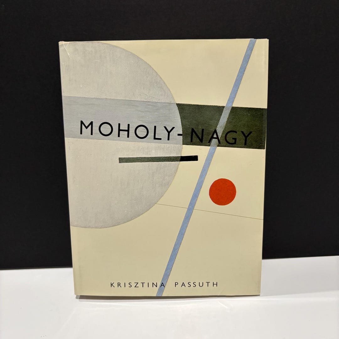 Laszlo Moholy-nagy Hardback Book - Vintage 1986, Bauhaus Artist ...