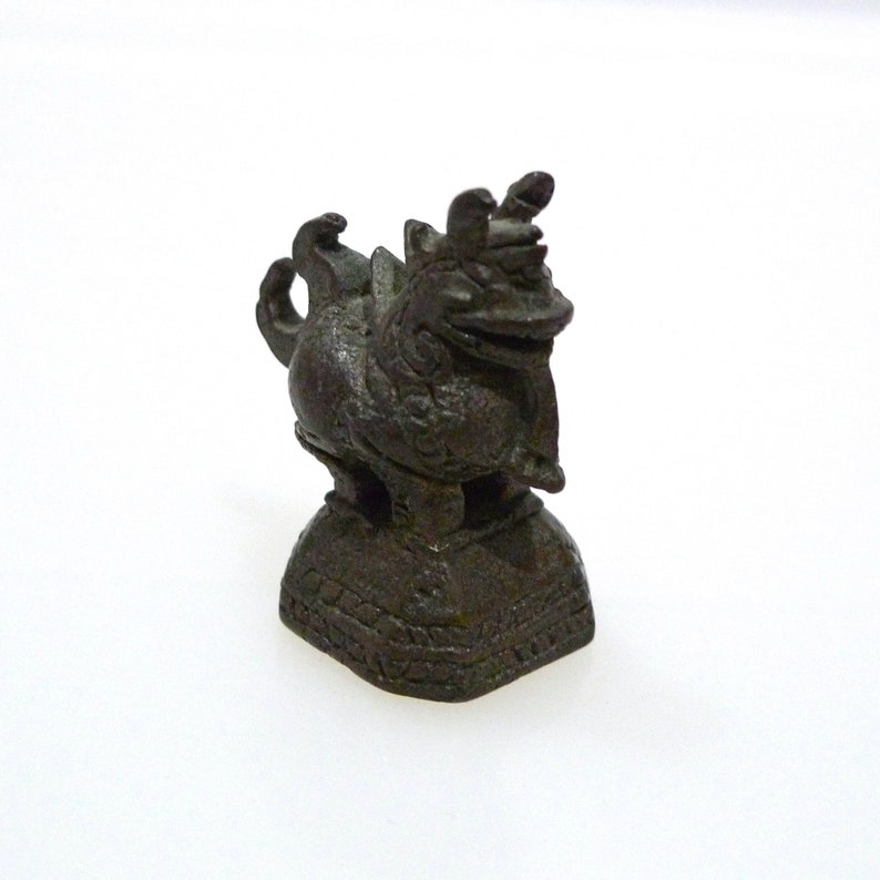 Singha Lion / Foo Dog Miniature Opium Weight Vintage Antique | Etsy