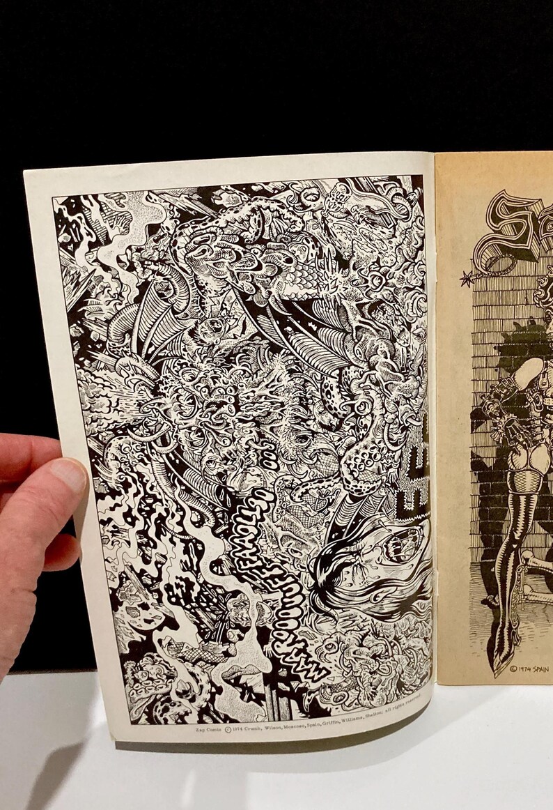 Zap Comix Number 7 Comic Book 1st Edition - Vintage 1974 R. Crumb, Rick ...