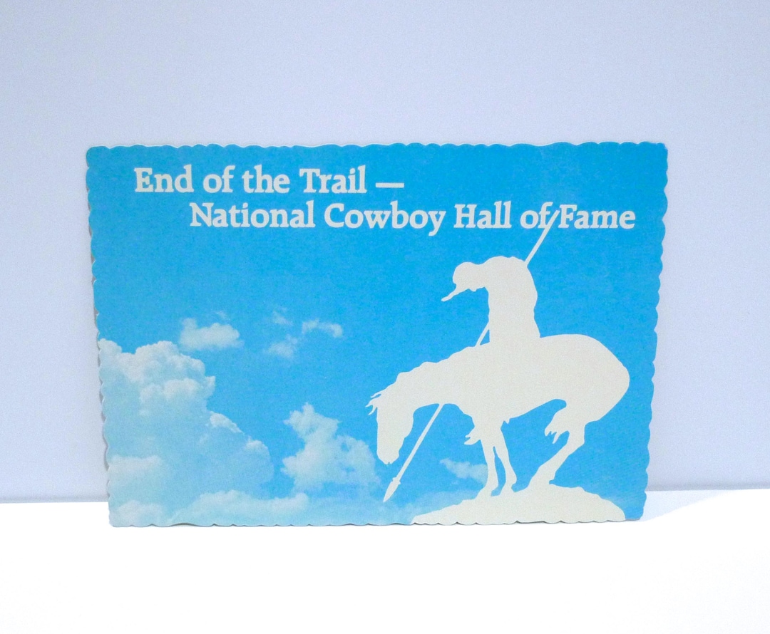 End of the Trail Postcard - National Cowboy Hall of Fame - Oklahoma ...