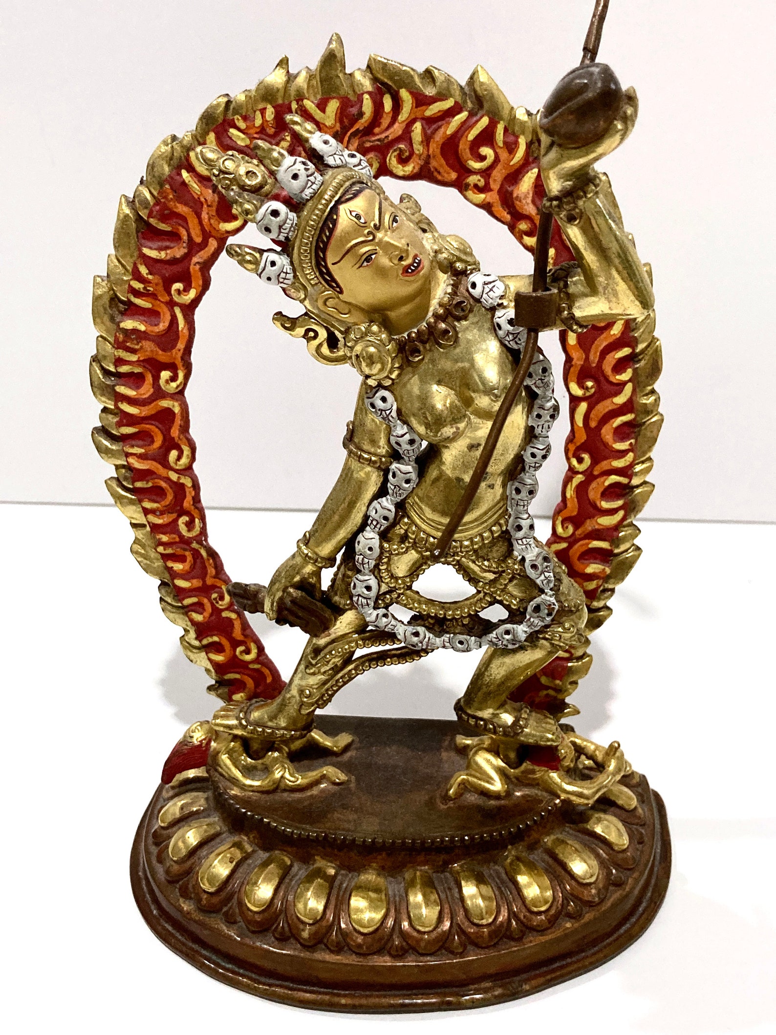 Vajrayogini Vintage Statue Nepal Gold Gilded Tantric Ritual - Etsy