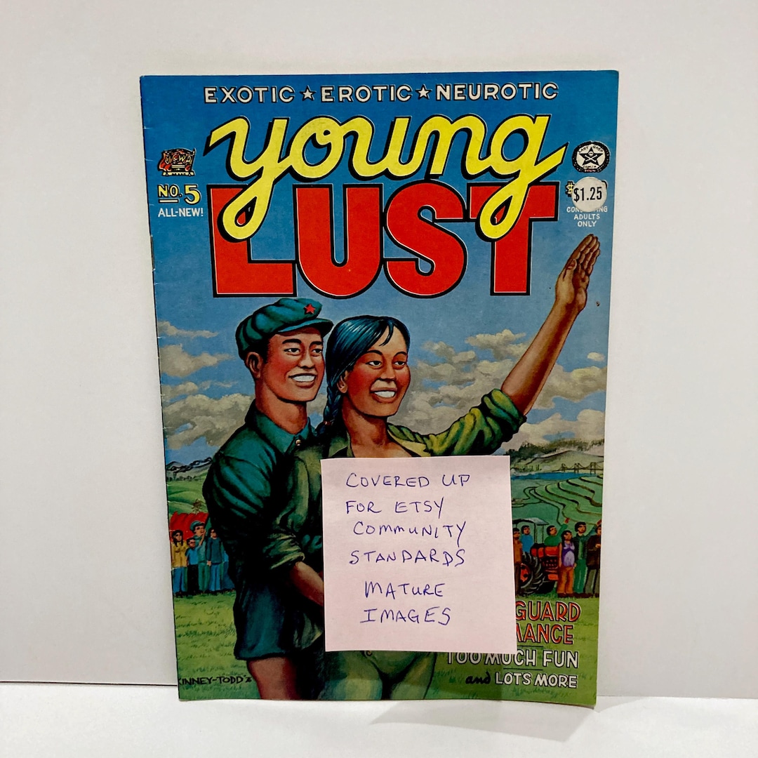Young Lust No. 5 Comic Book Early Printing Vintage 1977 Last Gasp Underground Adult Comix Book ...