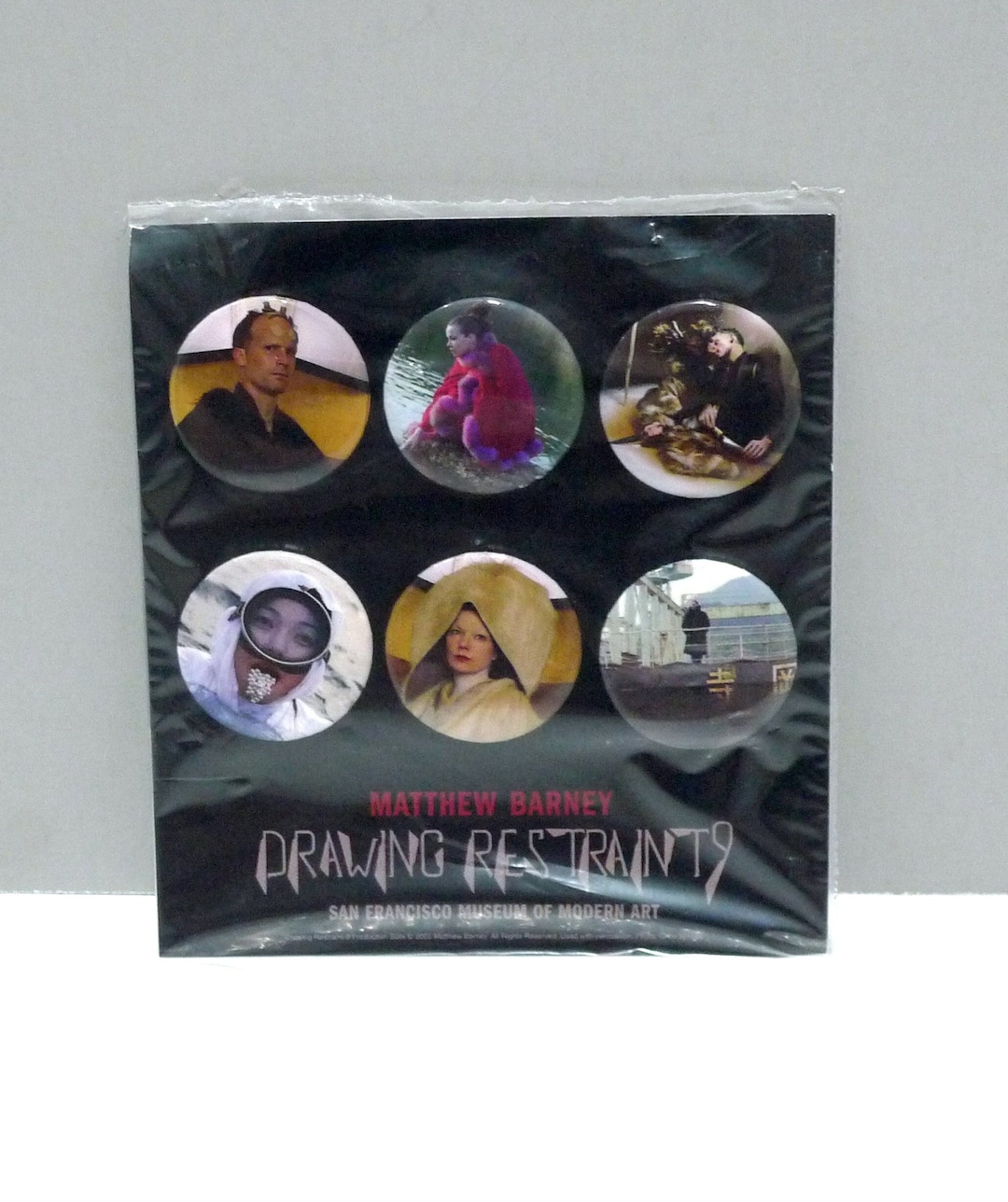 Matthew Barney - Bjork - Drawing Restraint 9 Buttons -set of 6 ...