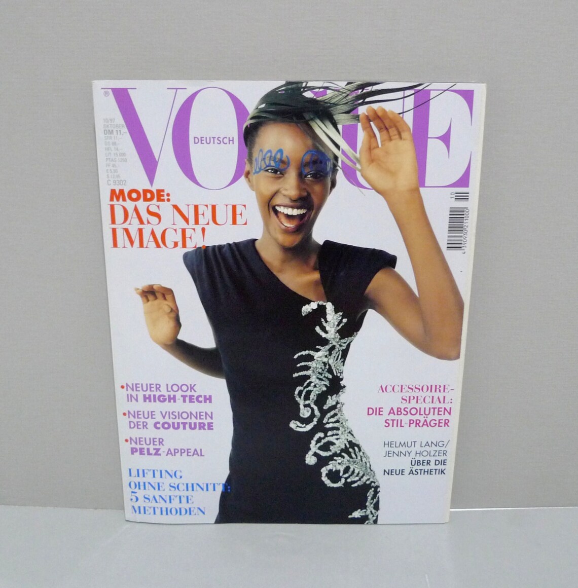 Vogue Magazine Germany Deutsch October 1997 - Kiara Kabukuru Cover ...