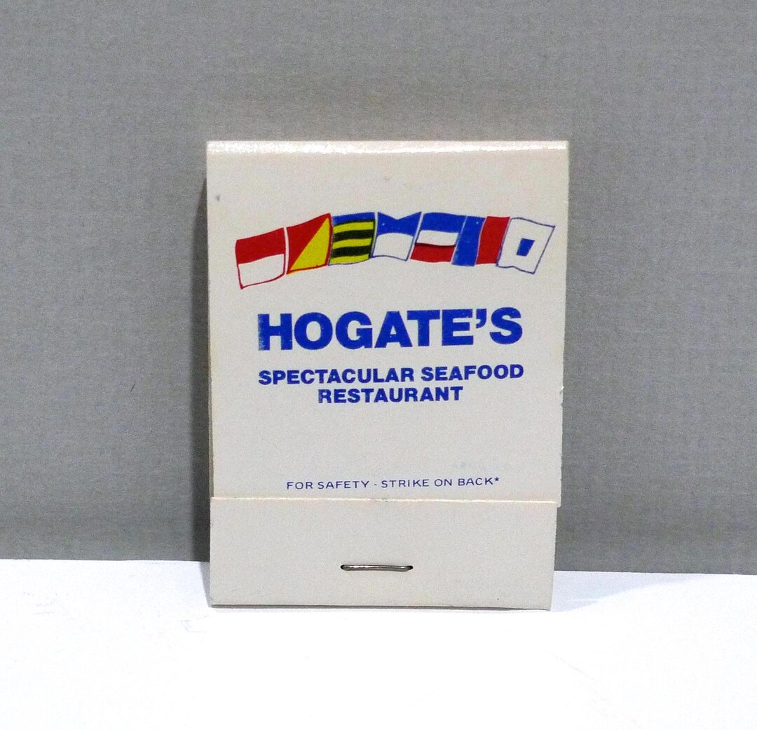 Hogate's Spectacular Seafood Restaurant Matchbook - Washington DC / the ...