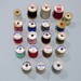 Coats and Clarks Wood Spools With Thread & Labels 20 / - Etsy