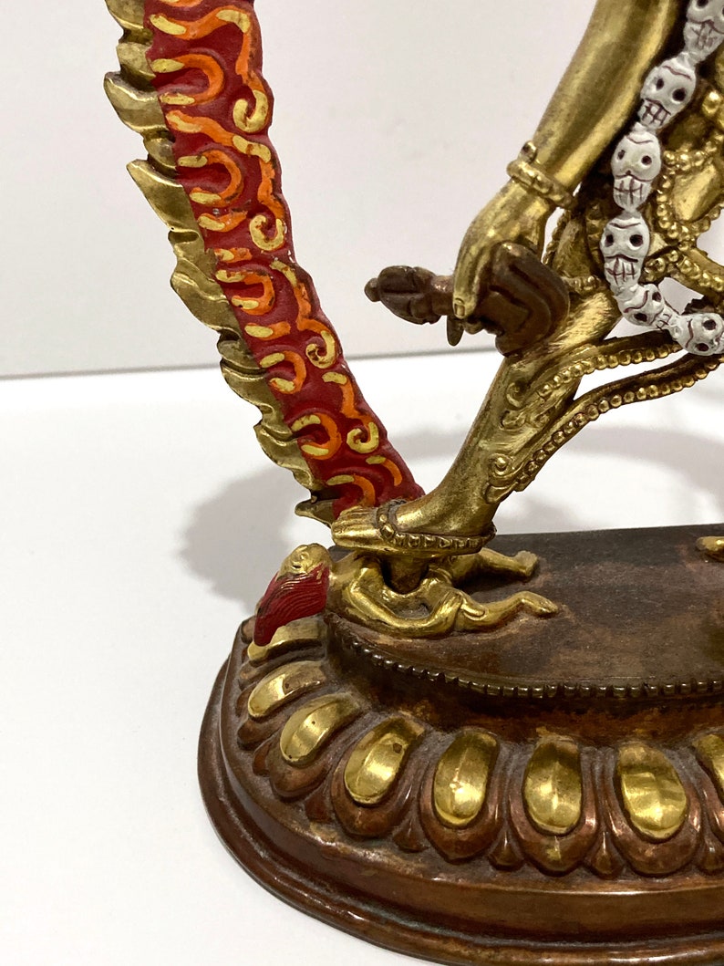Vajrayogini Vintage Statue Nepal Gold Gilded Tantric Ritual - Etsy