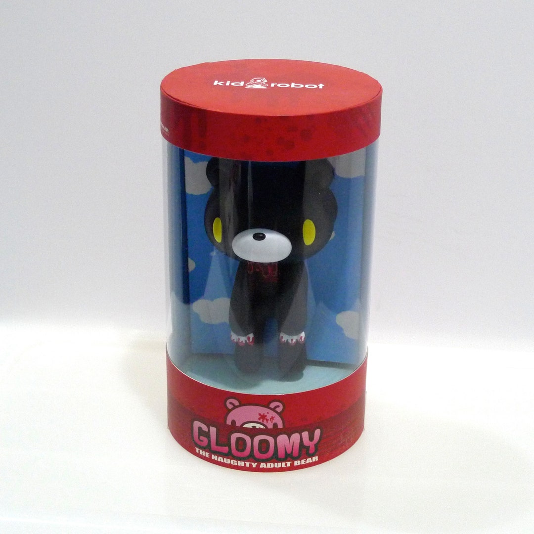 Vintage Mori Chack Gloomy Bear - Kidrobot Vinyl Toy NIP / Y2k Black and ...