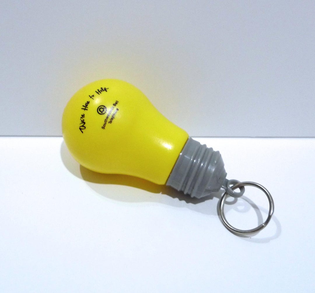 Southwestern Bell Telephone Lightbulb Keychain - We're Here for Life ...