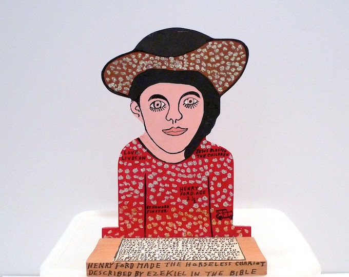 Howard Finster Folk Art the Glory and the Dream Bill Mallonee Original ...