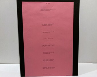 Bruce Nauman Poster - Etsy