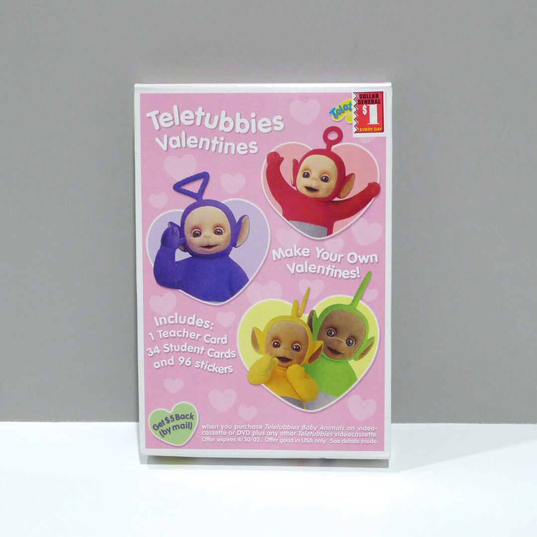 Vintage 2002 Teletubbies Boxed Valentines Cards Set (sealed) Vintage ...