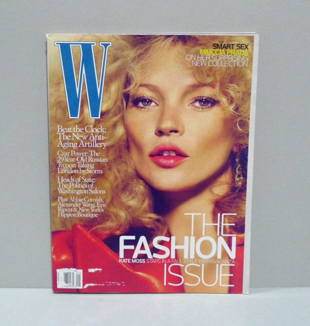 W Magazine September Kate Moss Cover Moss Hysteria Vintage Haute ...