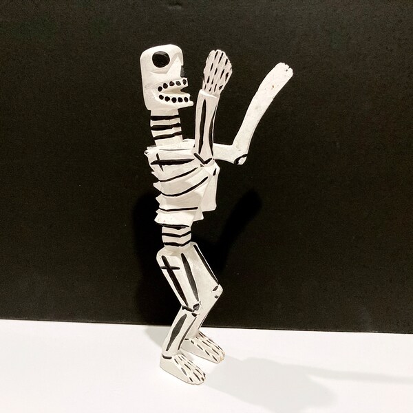 Skeleton Wood Carving - Etsy