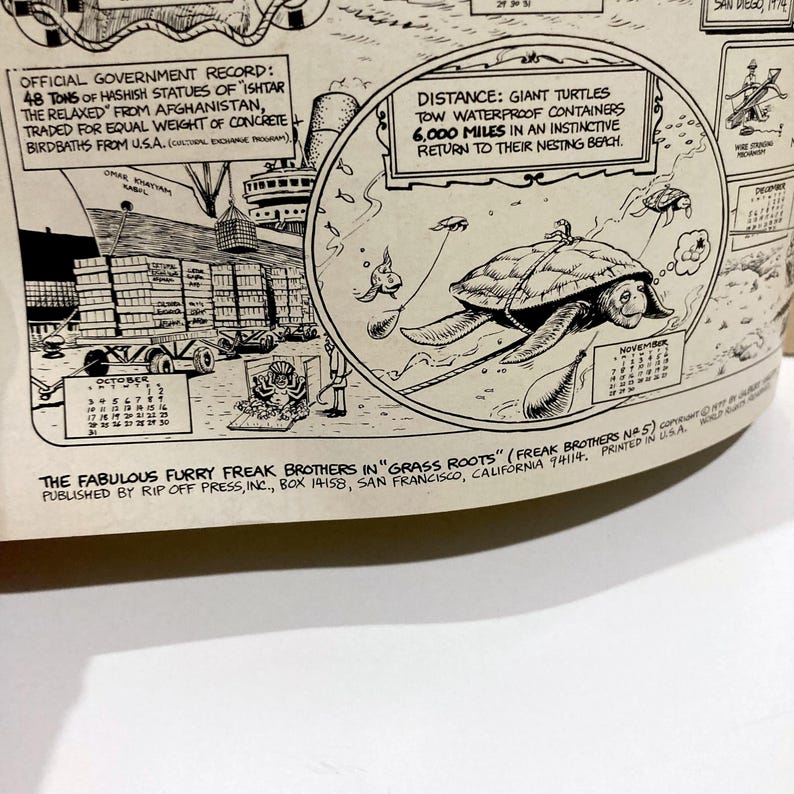 The Fabulous Furry Freak Brothers No. 5, 1st Printing Comic Book ...