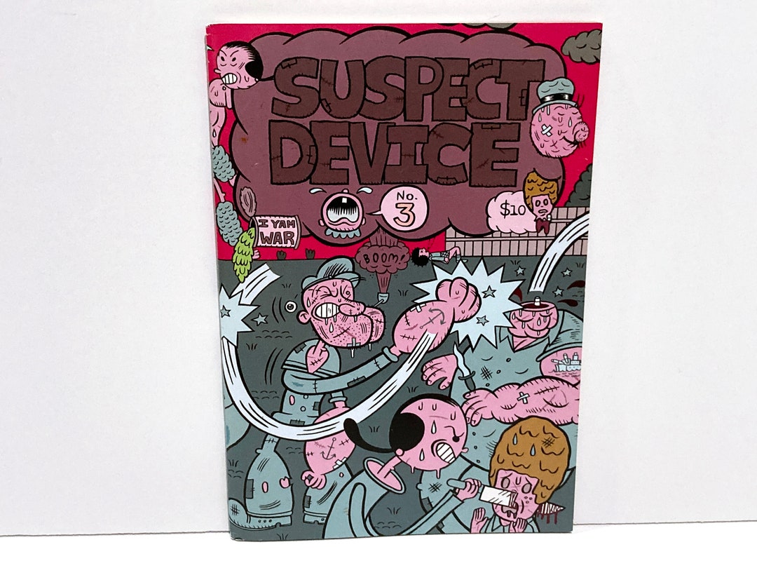 Suspect Device #3 - Underground Cartoon Art Zine - Comic Book Drawings ...