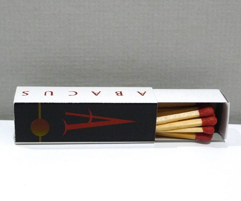 Abacus Restaurant Matchbox - Dallas TX 1990s 2000s Vintage Wooden ...