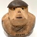 Coconut Carved Monkey Bank Vintage 80s Sculpture Luau Party - Etsy