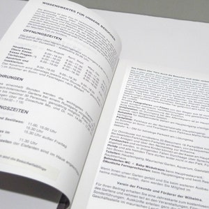 Wilhelma Zoo Stuttgart Guide Book & Foldout Map in German Plus Flyer ...