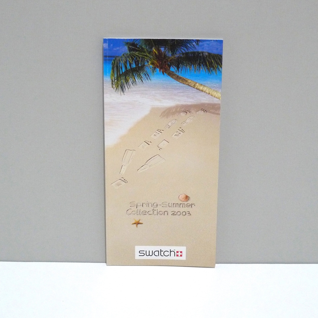 Swatch Watch Spring Summer Collection 2003 Booklet / Vintage ...