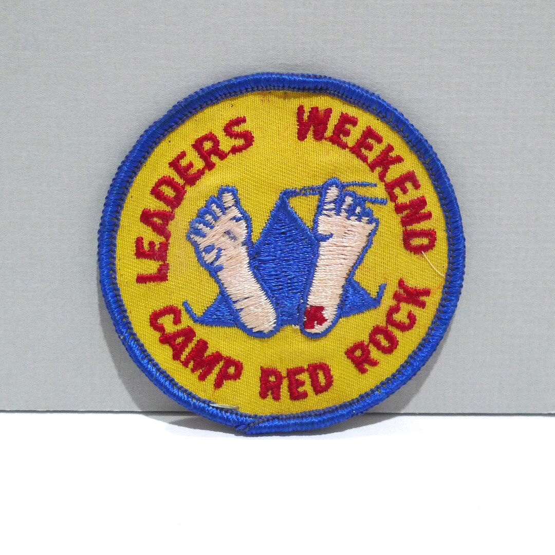 Girl Scout Patch - Leaders Weekend Camp Red Rock Vintage 1960's - GS ...