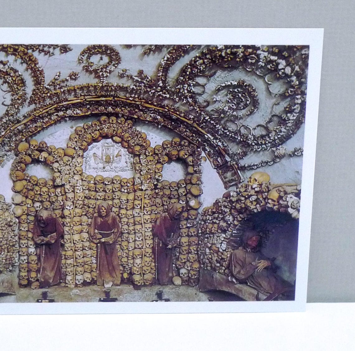 Cemetery of the Capuchins Postcard - Rome Italy / the Crypt of Skulls ...