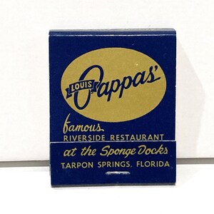 Louis Pappas Famous Riverside Restaurant at the Sponge Docks - Etsy