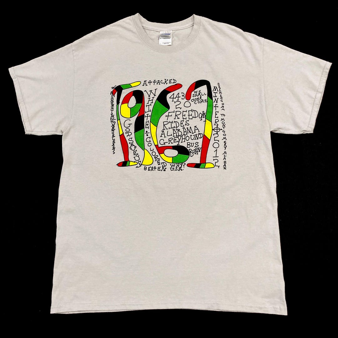 Joe Minter T-shirt - Freedom Riders Birmingham to Montgomery 1961 ...