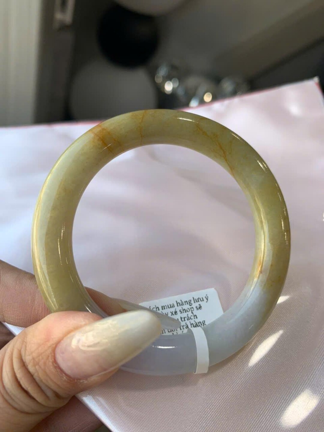 Type A Yellow Jade Bangle 2.05