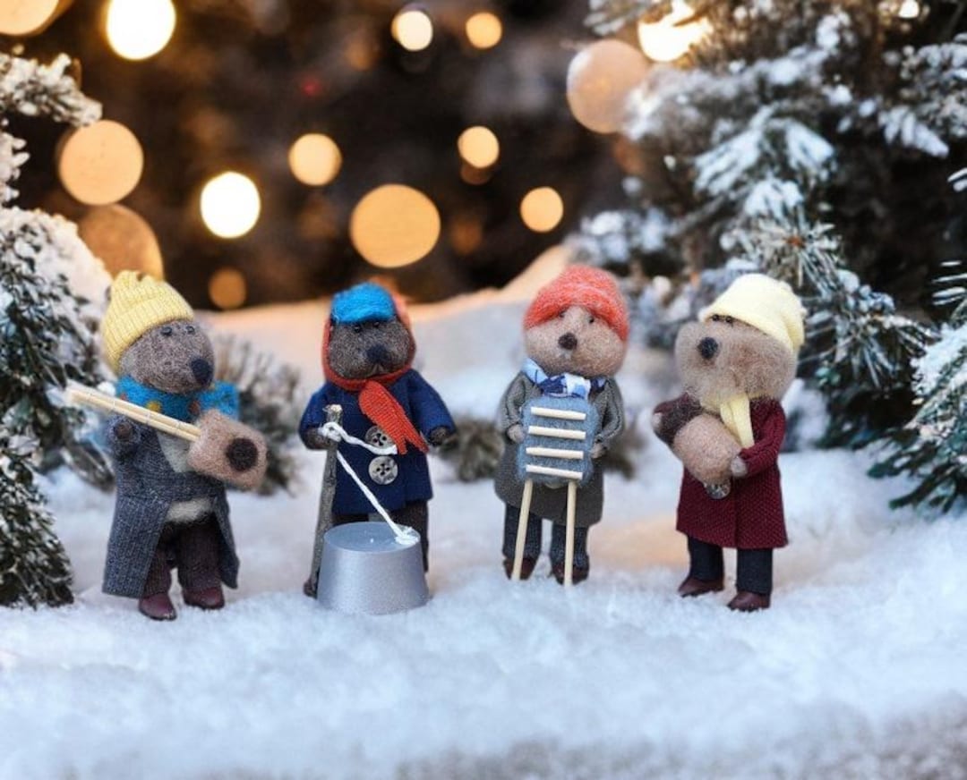Felted Otter Felted Muppet Emmet Otter Christmas Miniature Jug-band ...