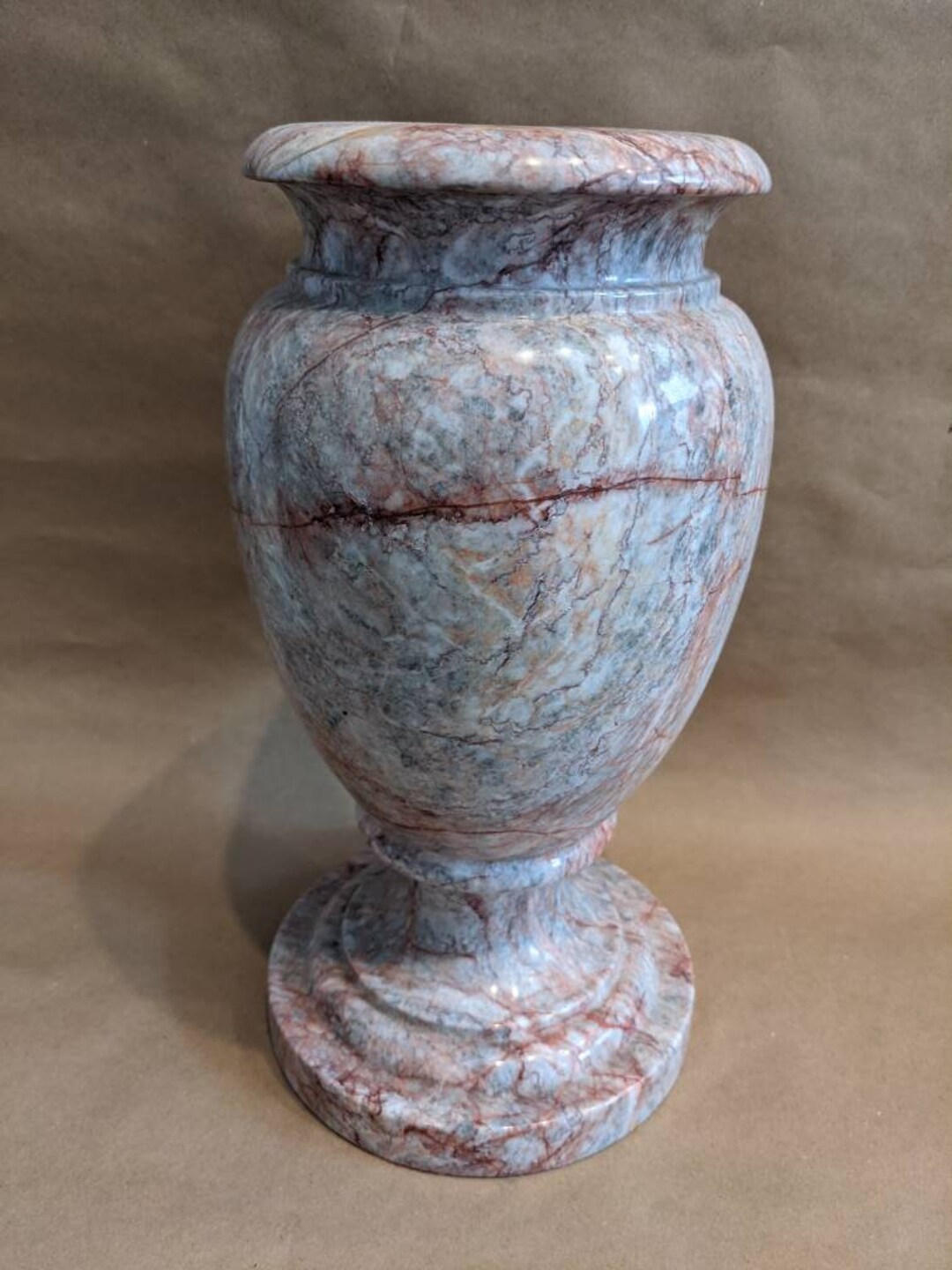 Pink Marble Large Vase - Etsy