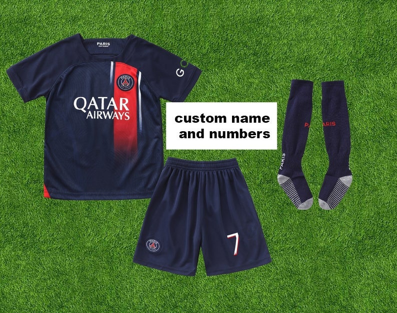 Kylian Mbappe 7 PSG 23/24 Home, Away and 3rd Kit Jerseys ,jersey and ...