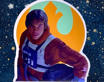 Luke Skywalker Sticker - Etsy