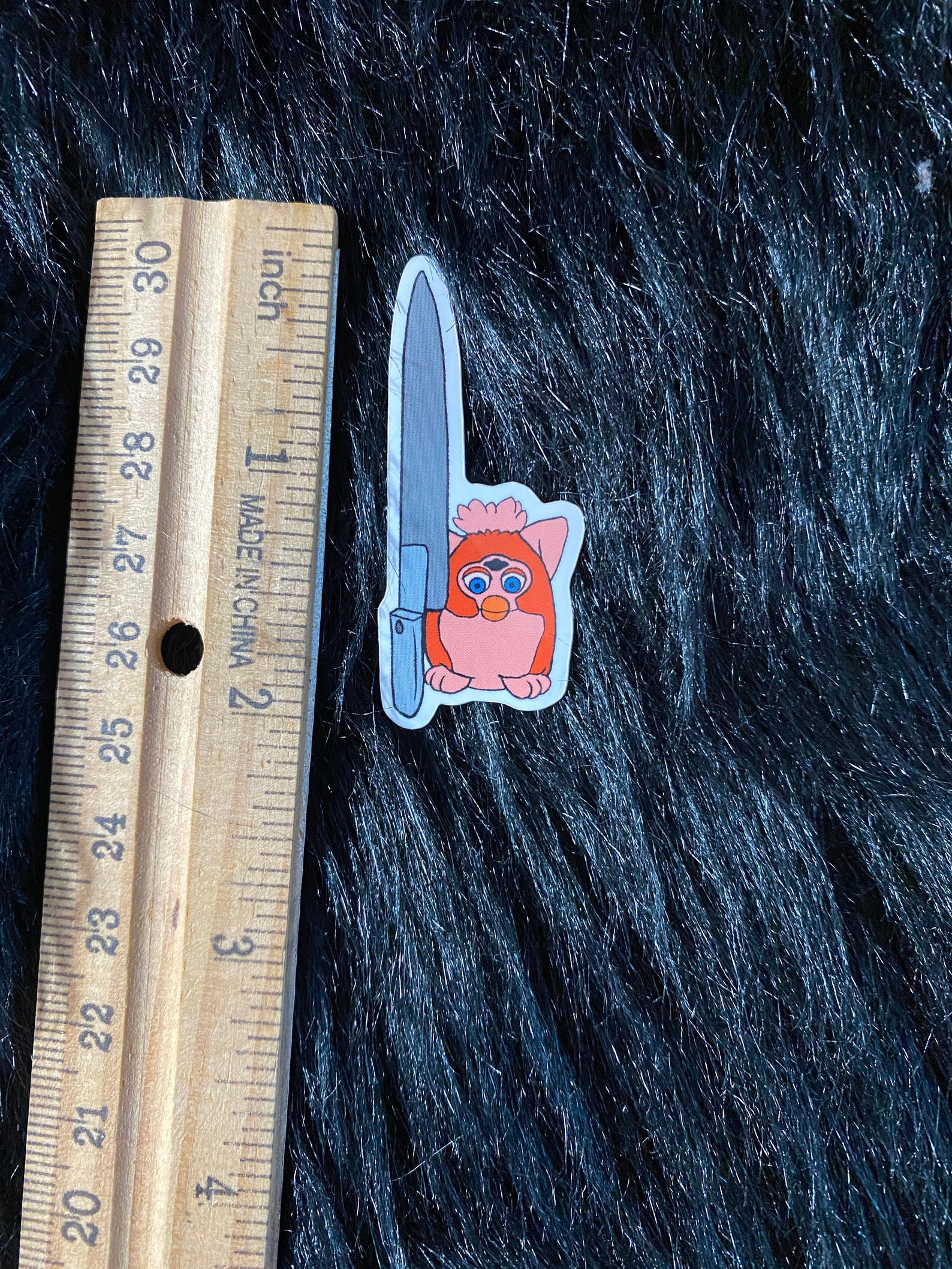 Cursed Furbies Knife Baby Furby Art Mini Sticker 90s Kids - Etsy Australia