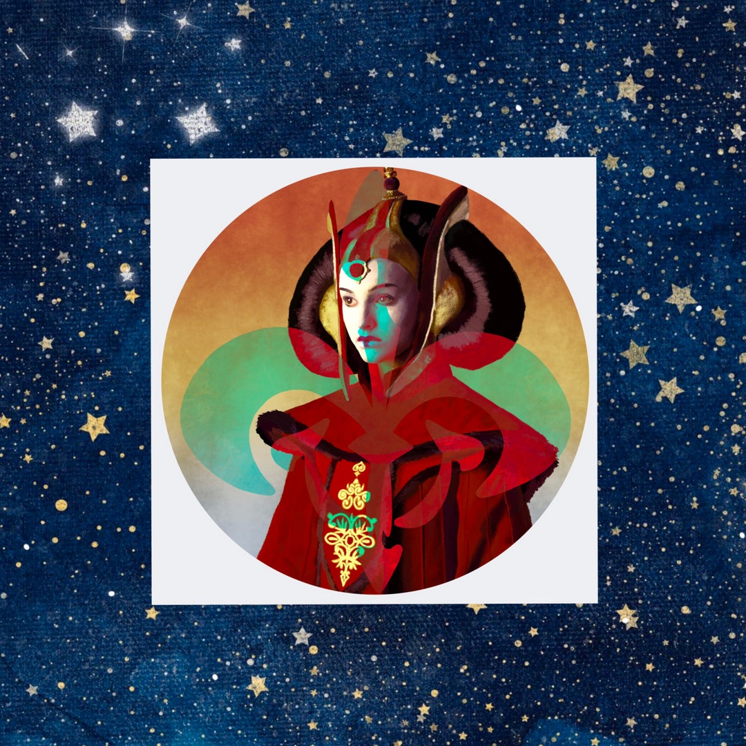 Natalie Portman Naboo Circle Sticker Queen Padme Amidala Throne Room ...