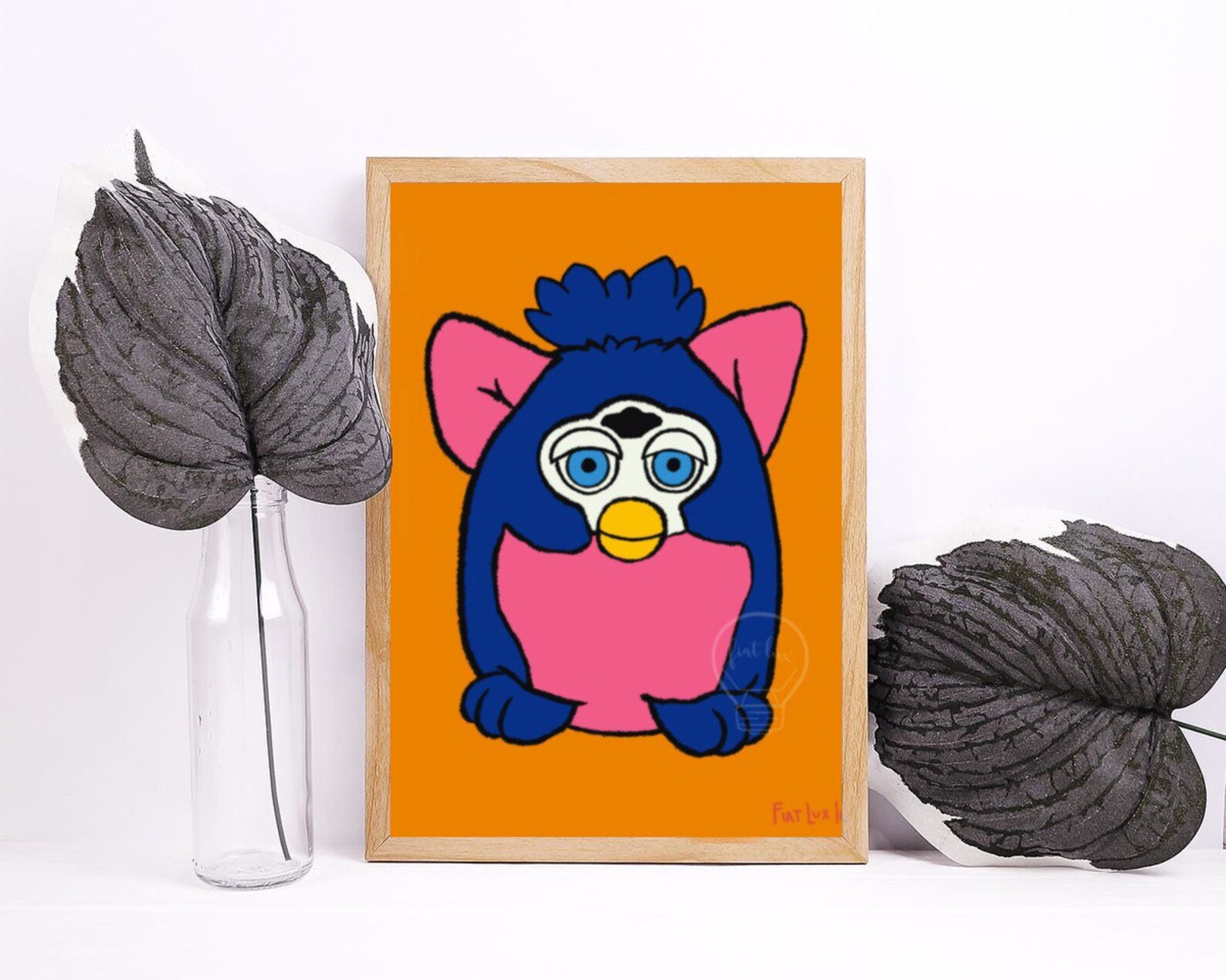 Cursed Furbies - Neon Dreams 90s Kid Vintage Toy Furby 1998, 4x6 Art ...