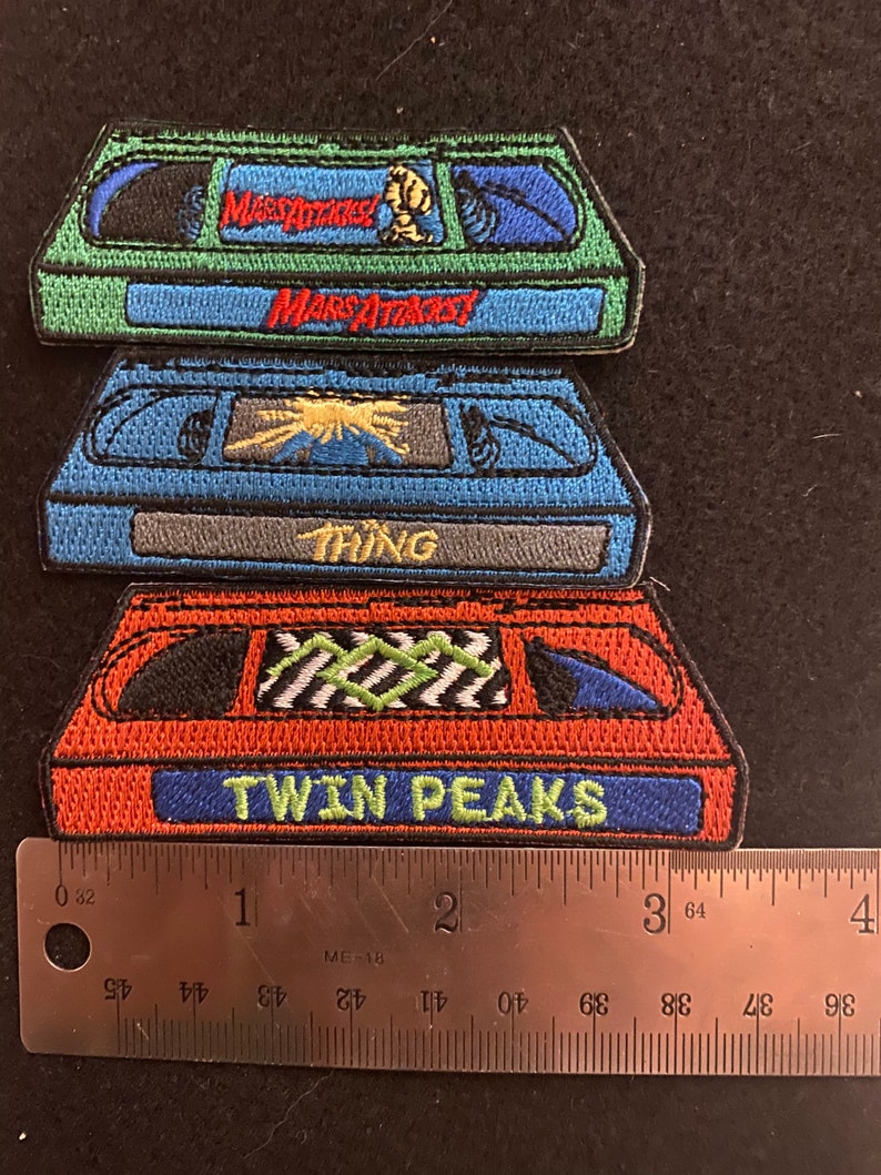 Mars Attacks VHS Retro Throwback Iron on Patch Horror Patch - Etsy