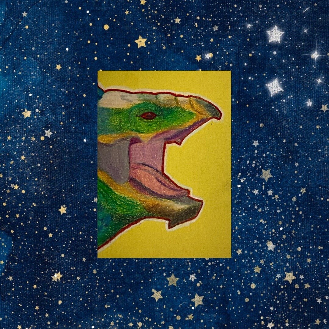 Fantasy Creature Boga Varactyl Art Trading Card Proof Colored Pencil ...