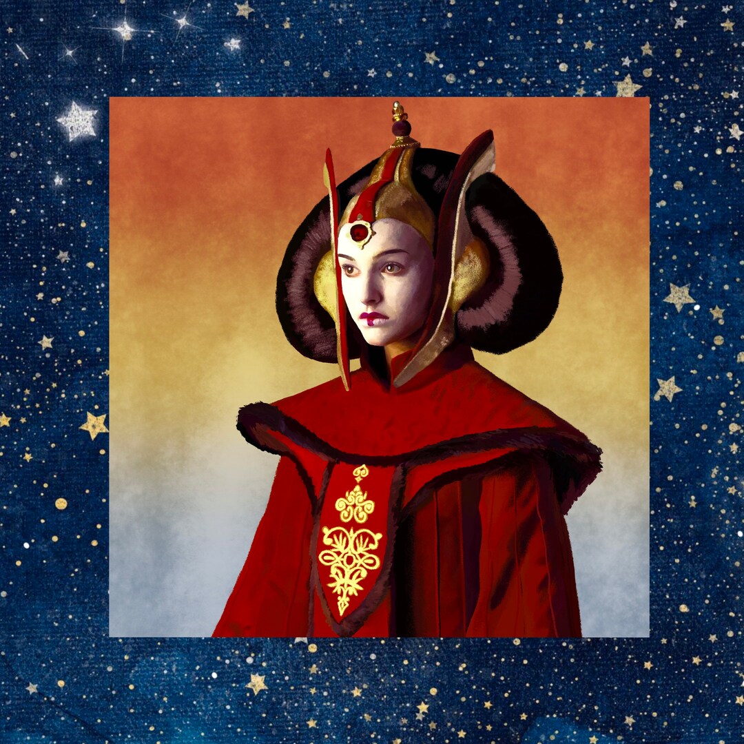 6x6 Art Print Queen Padme Amidala Throne Room Invasion Padme - Etsy