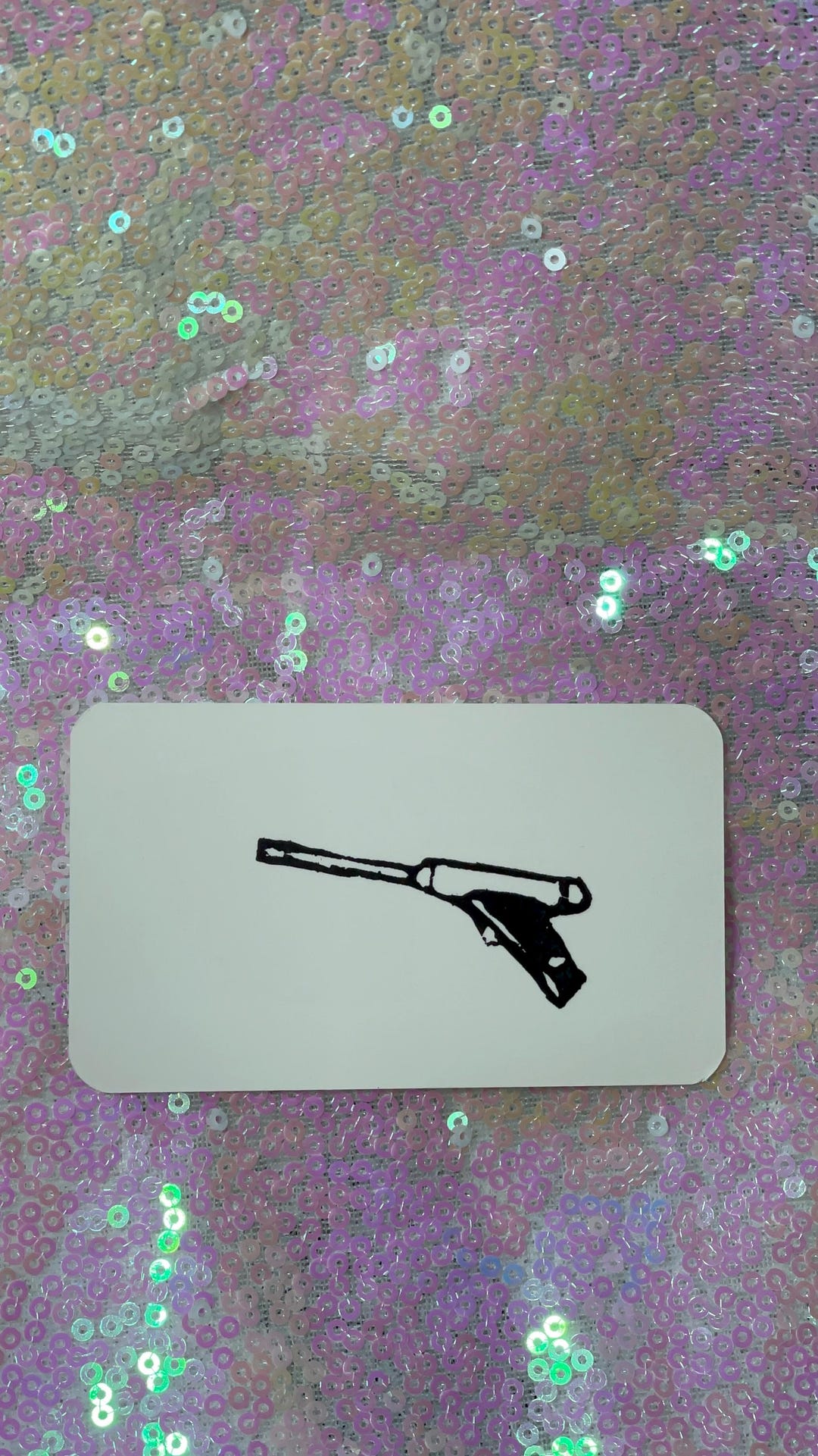 Linocut Padme Amidala Blaster Carved Stamp Art Trading Card Original ...